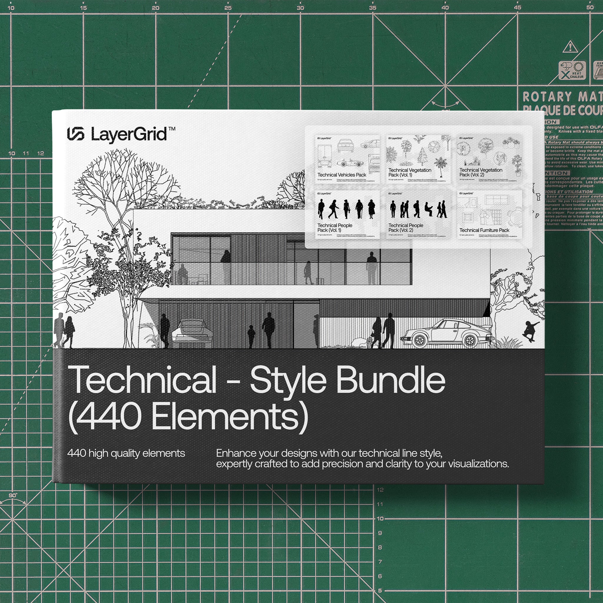 Technical - Style Bundle (440 Elements) – LayerGrid