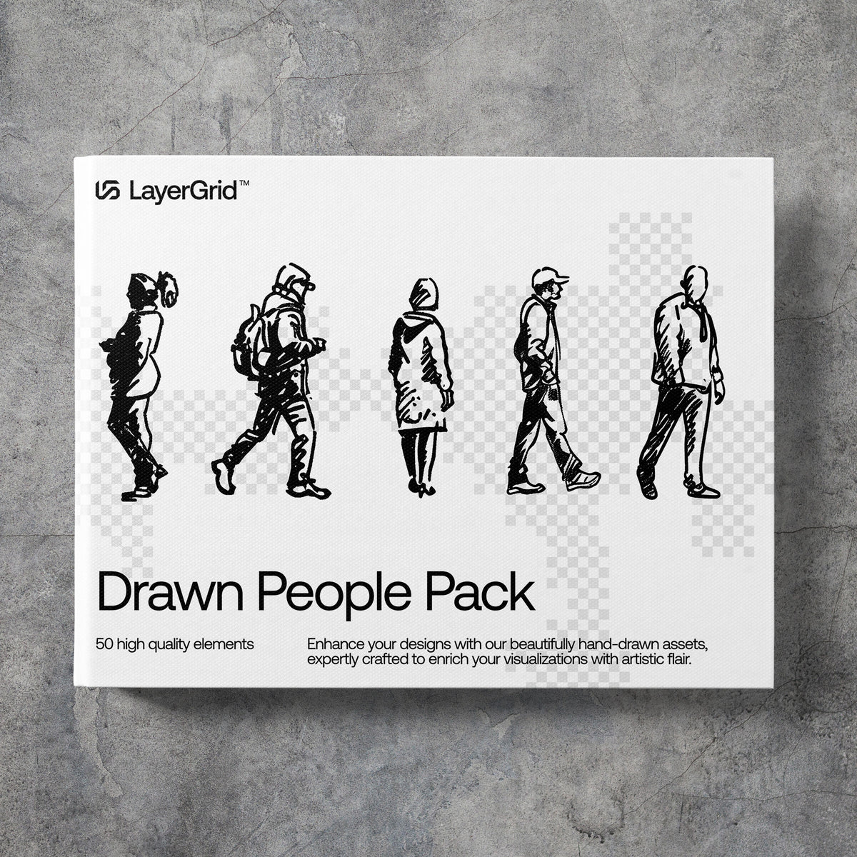 Drawn People Pack – LayerGrid