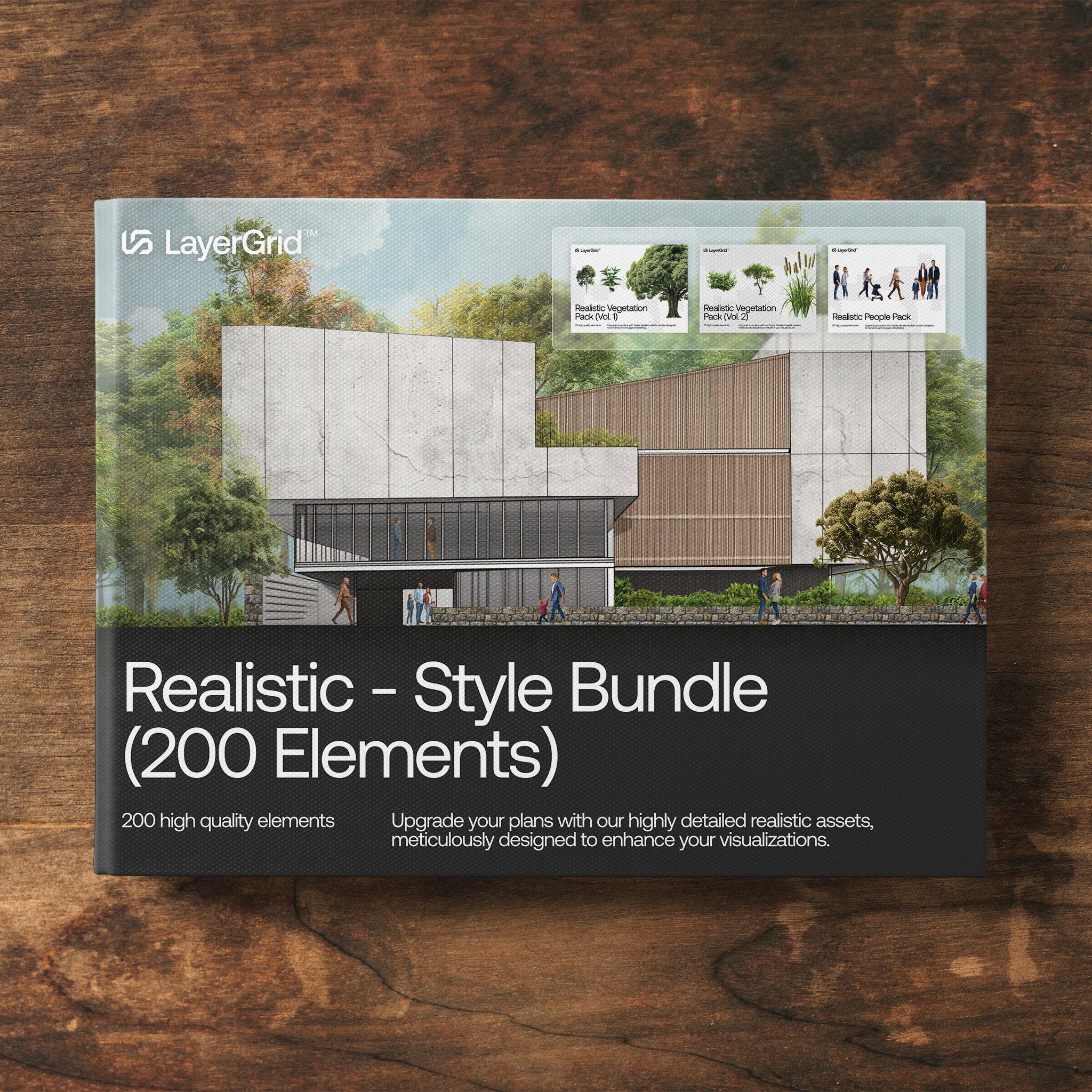 Realistic - Style Bundle (200 Elements) – LayerGrid