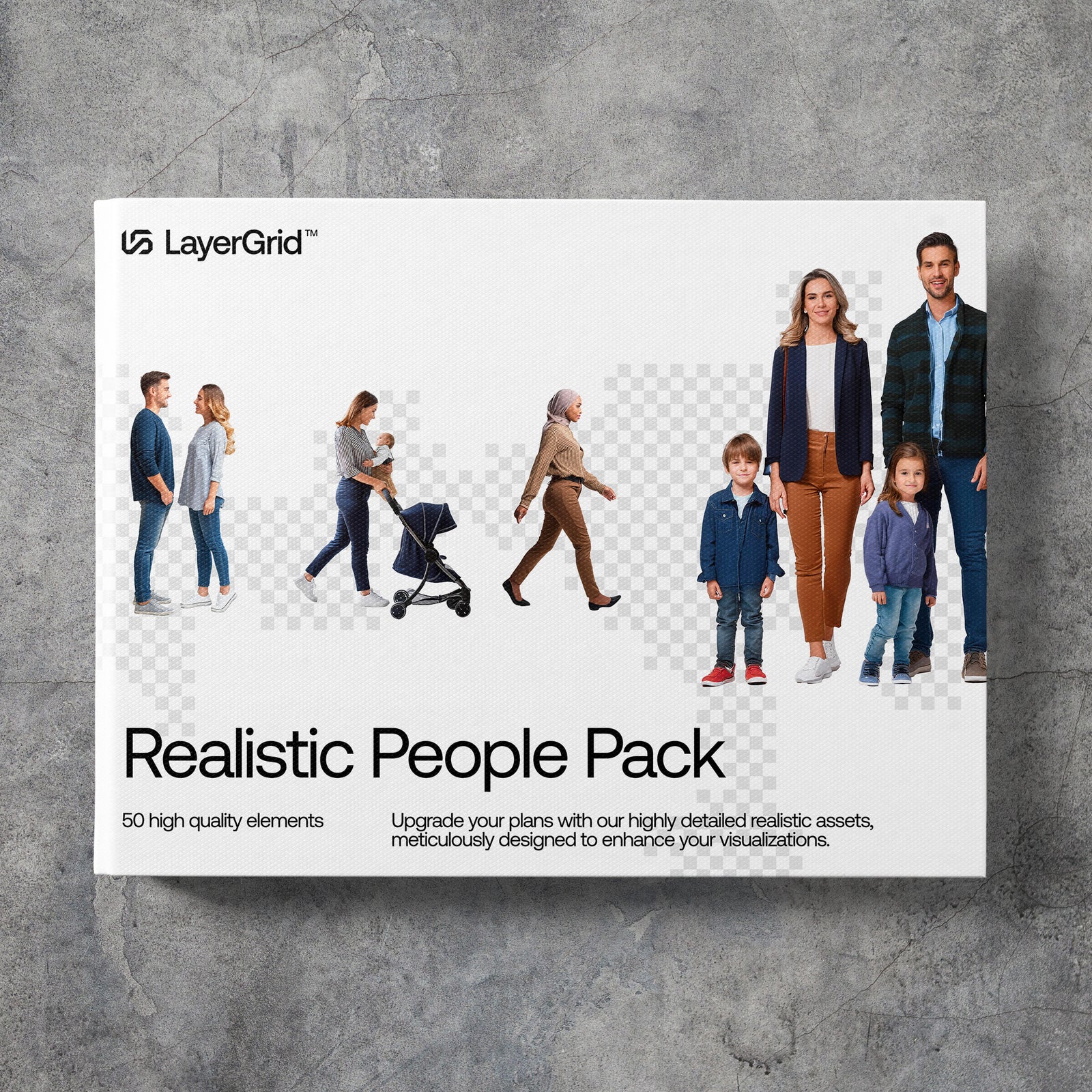 Realistic People Pack – LayerGrid