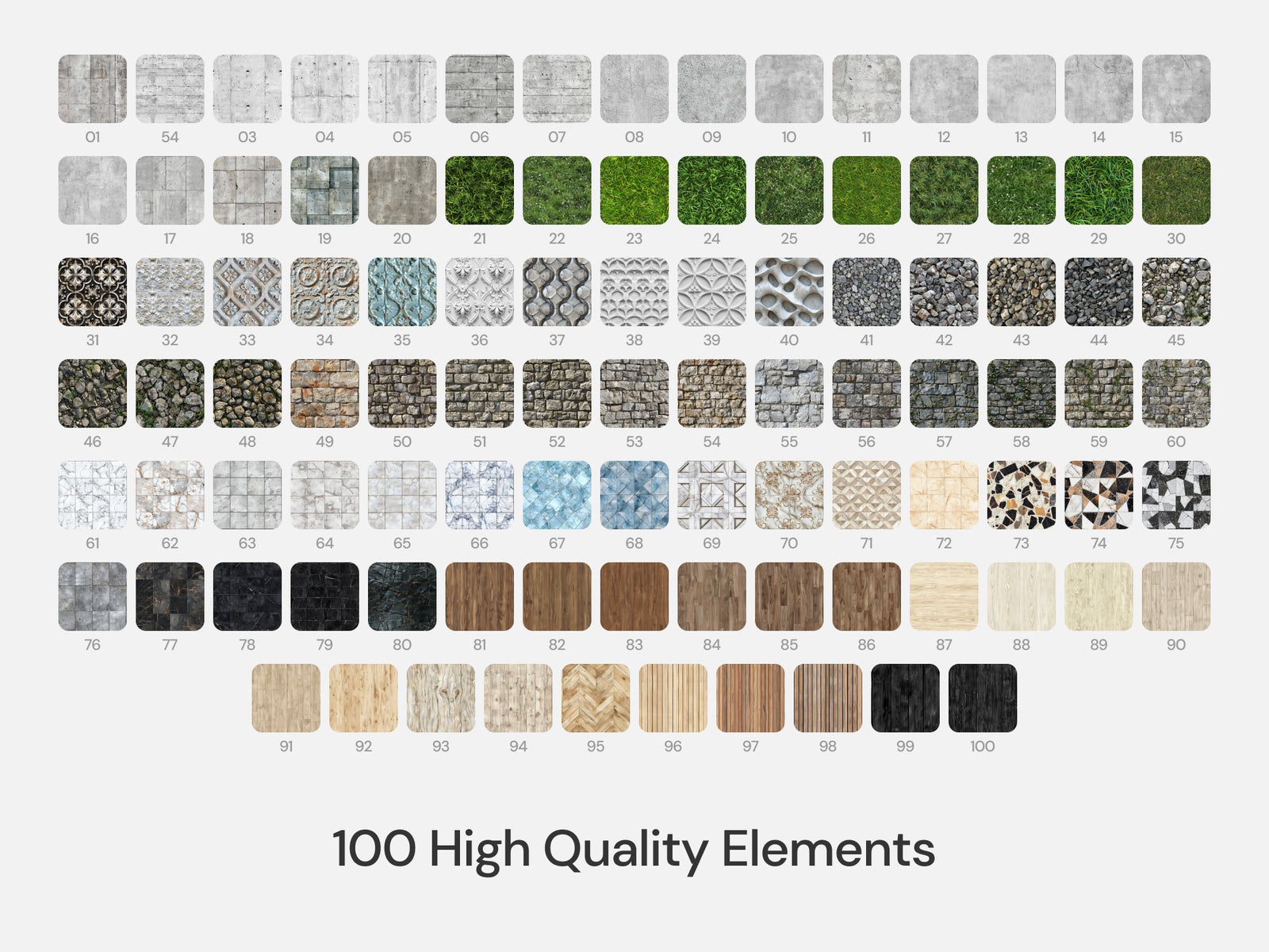 Seamless Architectural Textures Pack Vol. 1 - High-Resolution Materials ...